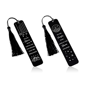 Bookmark Gift for Women Men Friendship Gifts for Women Bookmark for Fans Book Lovers Reader Birthday Christmas Inspirational Gift 1 PCS Double-Sided