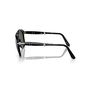 Persol PO0714-95/31 sunglasses FOLDING BLACK w/GREEN 54mm