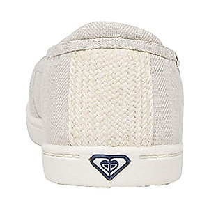 Roxy womens Minnow Slip on Shoe Sneaker, Oatmeal, 8 US