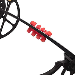 AMEYXGS 1 Pair Archery Bows Limbs Stabilizer Rubber Dampener Silencers Outdoor Hunting Accessories