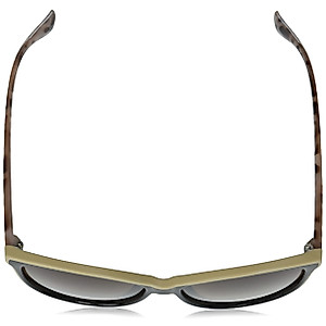 TAHARI Women's TH777 UV400 Protective Cat Eye Sunglasses. Elegant Gifts for Her, 55 mm, Black & Nude