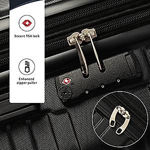 Merax Luggage Sets 3 piece Carry on Luggage Suitcase Sets of 3, Hard Case Luggage Sets Clearance Expandable