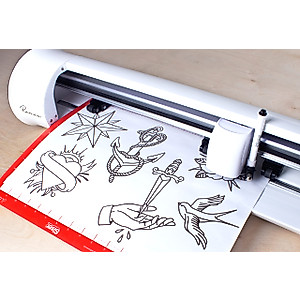 Siser Romeo High-Definition Cutter - 24" Professional Cutting Machine for Vinyl, Paper, and More – WiFi Compatible with Windows & Mac - Includes Leonardo Design Studio Software, Roll Holder Accessory