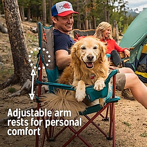 Kelty Loveseat Camping Chair, Canyon Brown/Belluga – Folding Double Camp Chair for Festivals, Camping and Beach Days - Updated 2019 Model …