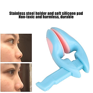 Professional Nose Bridge Straightener Corrector,Silicone Nose Shaper Lifter Clip, Nose Beauty Clip for Lifting Slimming Clips for Women Men(blue)