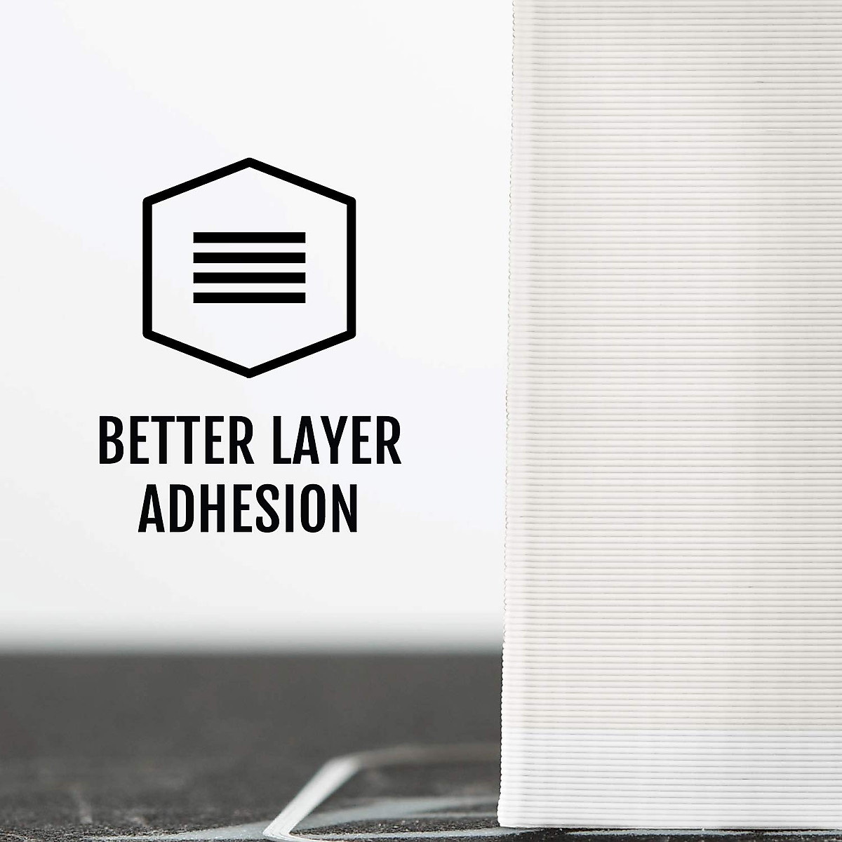 HATCHBOX PETG 3D Printer Filament, Dimensional Accuracy +/- 0.03 mm, 1 kg Spool, 1.75 mm, White