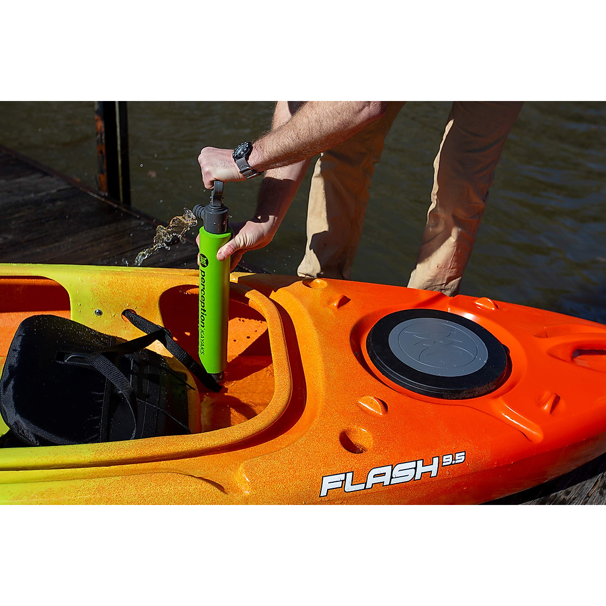 Perception Bilge Pump for Kayaks - Expels Water From Your Boat