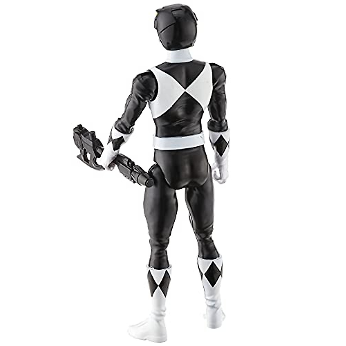 Power Rangers Mighty Morphin Black Ranger 12-Inch Action Figure Toy Inspired by Classic TV Show, with Power Axe Accessory