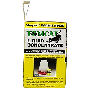 MOTOMCO Tomcat Mouse and Rat Liquid Concentrated Bait, 1.68-Ounce, (8 Pack)