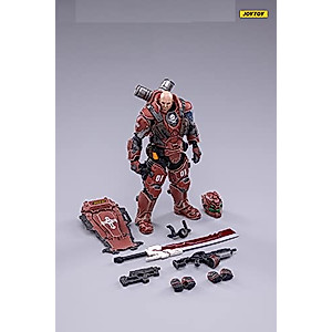 JoyToy 01st Legion Actions Figures Model Doll Collection Ornaments Home Decoration Birthday Gifts (Red Blade)