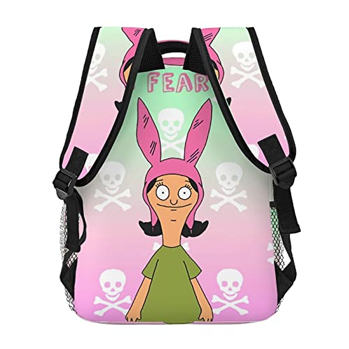 ORPJXIO Backpack Bob's Anime Burgers Double Shoulder Bag for Unisex Laptop Bagpack Large Capacity Travel Backpack for Hiking Work Camping