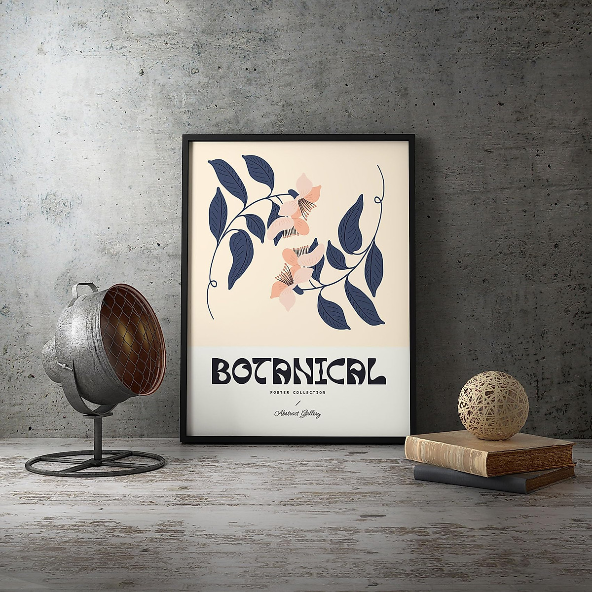 Flower Wall Art - Botanical Print Set of 8 - Abstract Canvas Floral Painting for Bedroom, Living (18×24inch-Unframed)