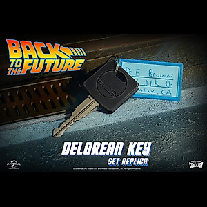 Doctor Collector Collectable Back to The Future Delorean Key Set Replica, Multicoloured