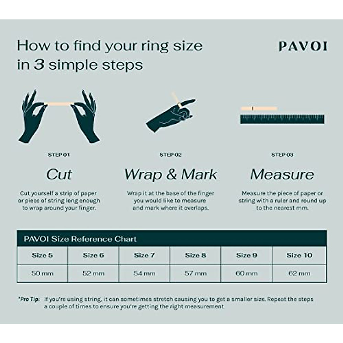 PAVOI 14K White Gold Plated Rings Cubic Zirconia Love Ring | 3mm Stackable Rings for Women | White Gold Rings for Women Size 9