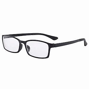 HUIHUIKK Distance Glasses Black Frame Shortsighted Myopia Glasses -1.50 Strength **These are not reading glasses**