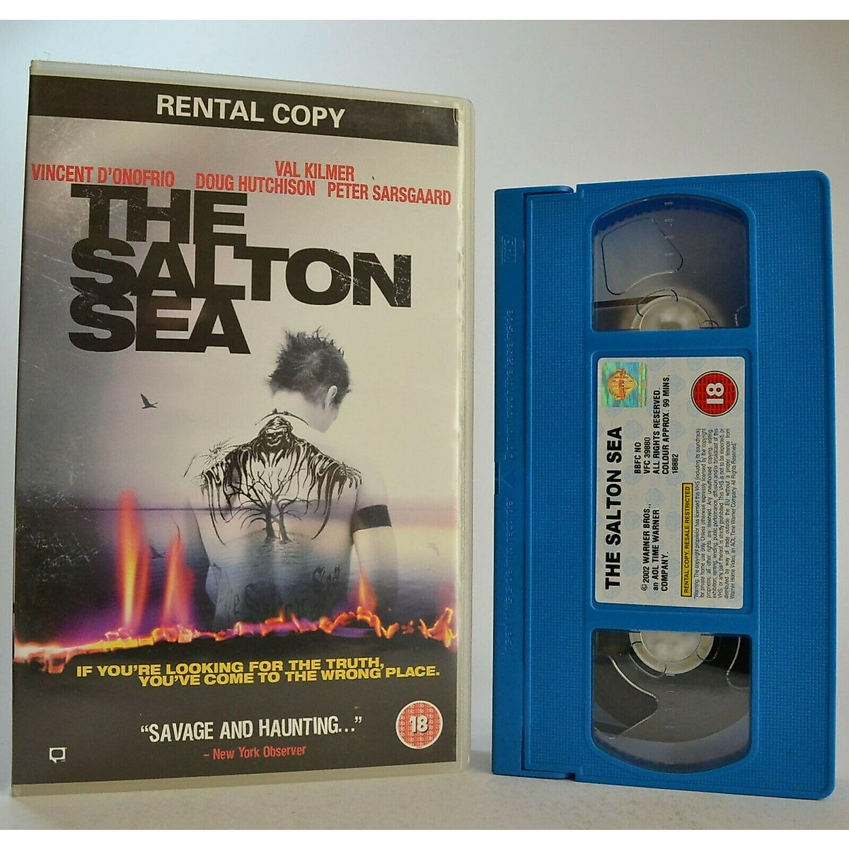 The Salton Sea: Neo-Noir Thriller - Large Box - Ex-Rental - Val Kilmer - Pal VHS