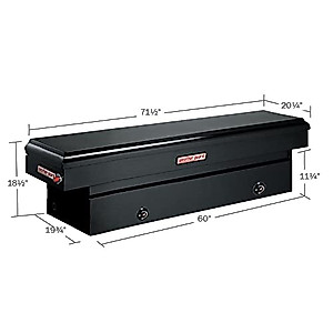Weather Guard Crossover Truck Box, Black, 71-1/2 in. W (126502)
