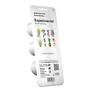 Click and Grow Experimental (seedless) Plant Pods, 3-pack