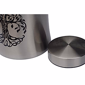 Cremation Urn for Ashes for Adults up to 160lbs Tree of Life Funeral Burial Urns Satin Bag for Human Ashes