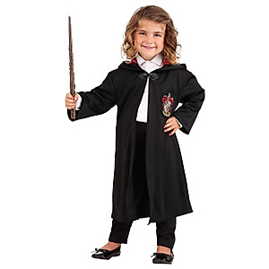 Fun Costumes Harry Potter Toddler Gryffindor Robe, 2T Black