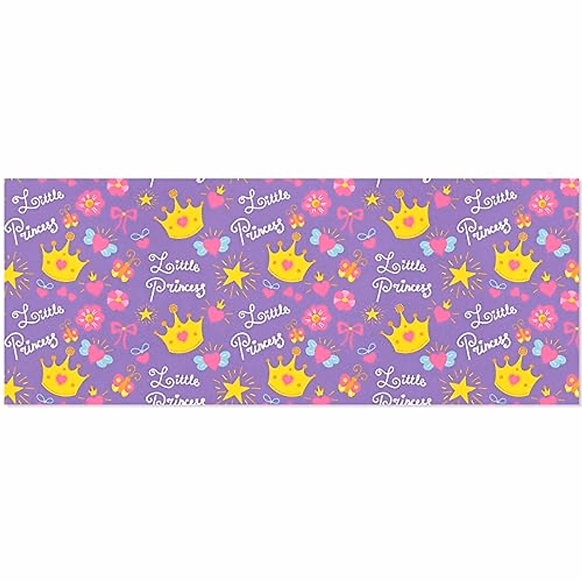 Veundei Gift Wrapping Paper Little Princess Wrapping Paper Roll Packing Paper Gift Wrap for Birthdays, Weddings, Party, Holiday, Baby Shower, 58 x22.8 Inch (9.18.sq.ft)