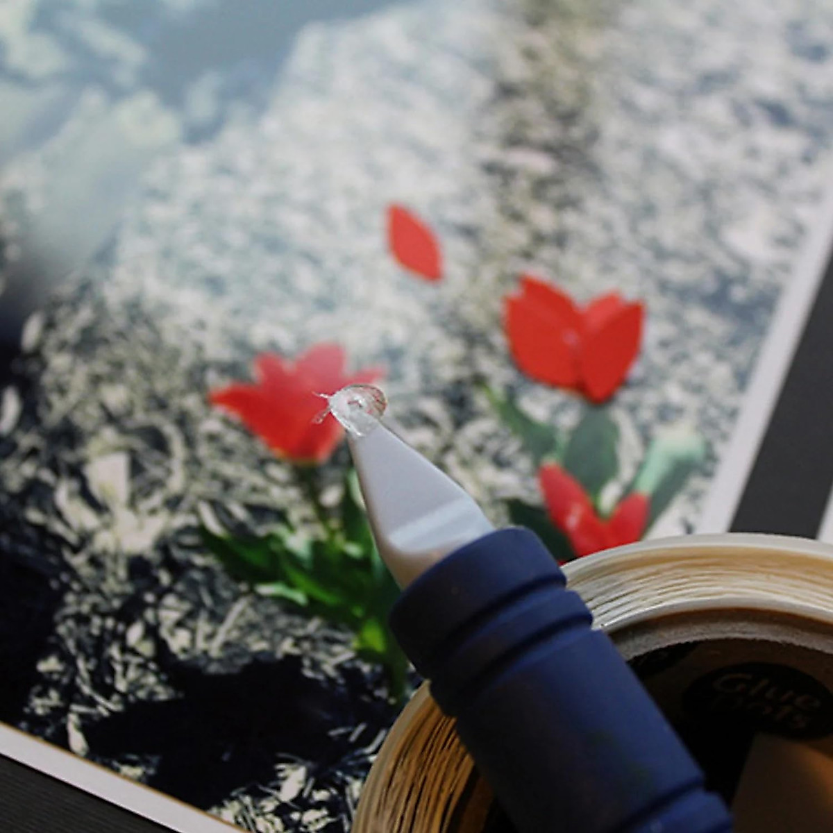 Glue Dots Double-Sided Permanent Micro Dots, 1/8'', Clear, Roll of 325