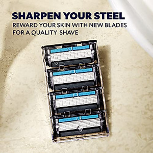 Dollar Shave Club 6-Blade Razor Starter Set for an Extra Close Shave Shave with Precision 1 handle, 2x 6-blade cartridges