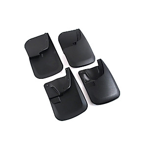 Red Hound Auto Heavy Duty Molded Mud Flaps Compatible with Ford Super Duty F250/F350 2011-2016 Mud Guards Splash Front & Rear 4pc Set (for Trucks without Fender Flares)