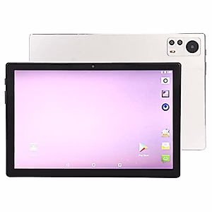 Qinlorgo Tablet PC, 100240V 10.1 Inch Tablet 1960x1080 IPS Screen 8G RAM 256G ROM Octa Core Processor for Travel for Home (US Plug)