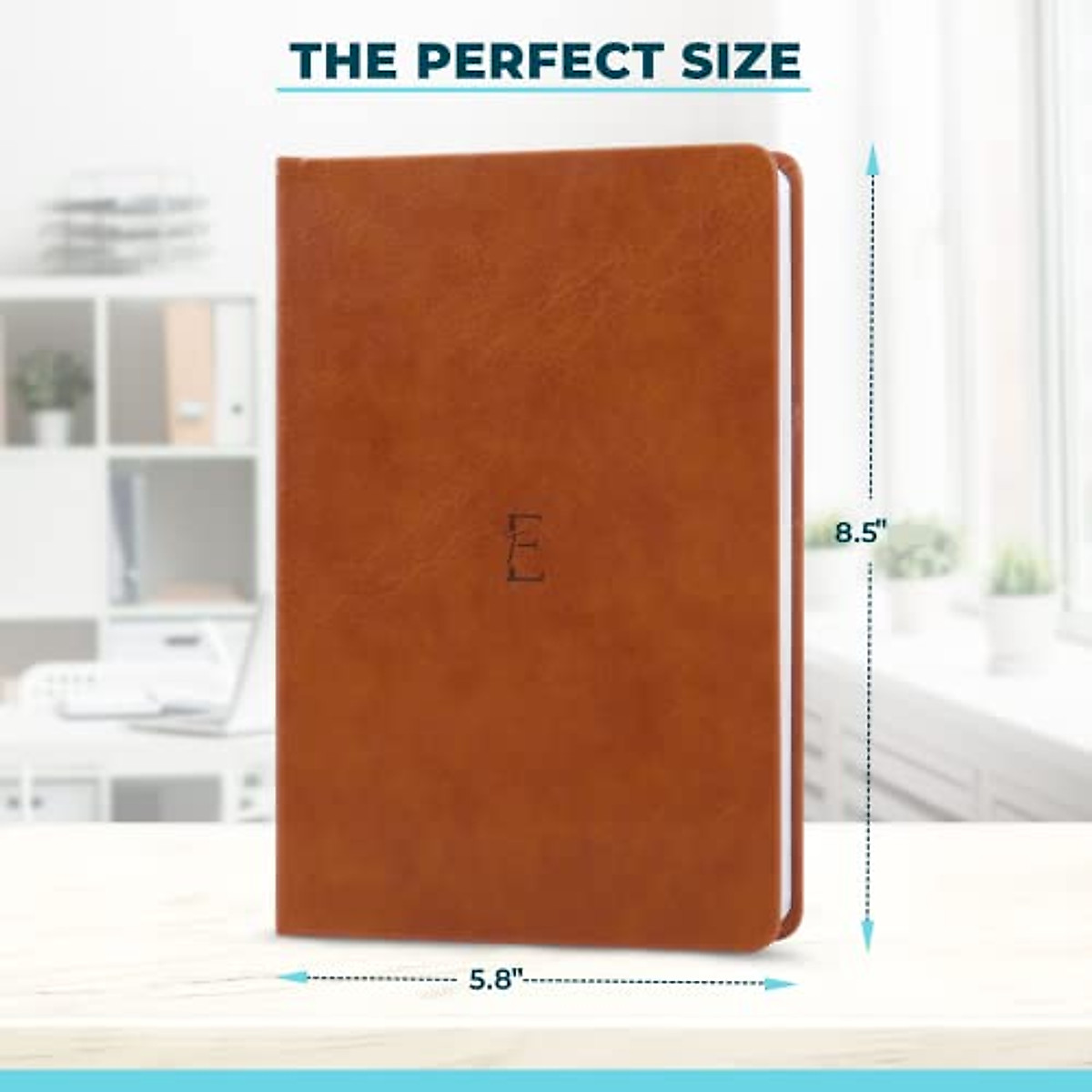 EcuaTerra Undated Daily Planner 2023-2024 - Productivity Agenda 2023-2024, Habit Tracker, Work Planner Organizer Notebook, to Do List Notebook, Gratitude & Goals Journal, Inspiring Quotes