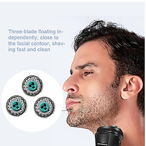 SH90 Replacement Blades for Philips Norelco Series 9000 Shaver,Men's Electric Shaver Replacement Heads Compatible with Phillips 8000 Series and Star Wars(SW9700,SW6700),3-pk