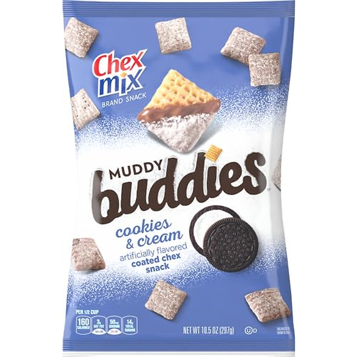 Chex Mix Muddy Buddies, Cookies and Cream Snack Mix, 10.5 oz