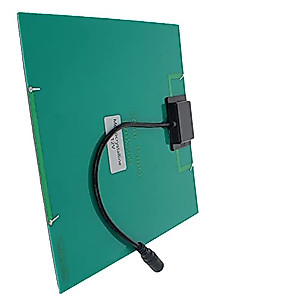 Heyiarbeit 1 Pcs 12V 6W Small Polysilicon Epoxy DIY Solar Panel Module 170mm x 200mm/6.69" x 7.87"(L*W) with DC Port Plug for Cell Charger