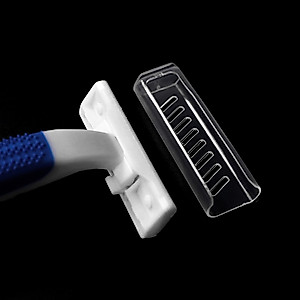 Disposable Razors in Bulk,razors individually wrapped bulk,Twin Blade Razors with Clear Safety Cap and Shaving Cream, Razors For Homeless, Hotel,Air Bnb,Shelter/Homeless/Travel (30PCS)