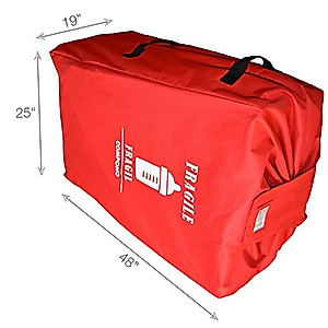 Stroller Travel Bag for Airplane - Large Standard or Double Stroller Gate Check Bag