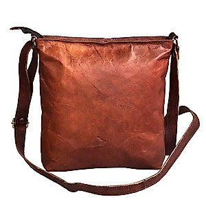 Leather Crossbody Bag for Unisex