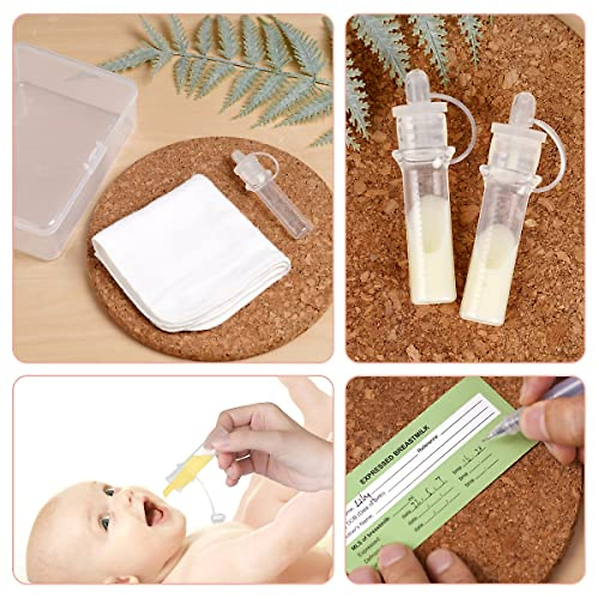 haakaa Manual Breast Pump 5oz/150ml & Silicone Colostrum Collector Kit Ready-to-Use Pack (0.1oz/4ml, 6pcs)