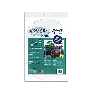 Bosal Dbl Side Oval 2pc Craf-Tex Fusible Double Sd Plus Sm