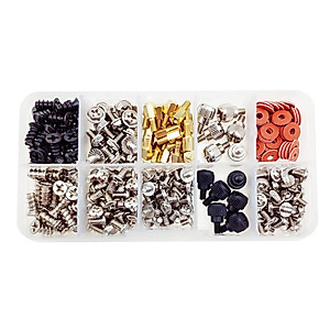 TECKEEN 300 Pack M3 M3.5 M5 Assorted Compater PC Hard Drive Motherboard Case Fan Screws