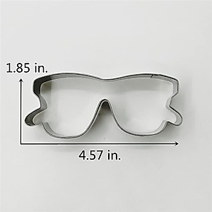 LILIAO Glasses/Sunglasses Cookie Cutter, 4.6 x 1.8 inches, Stainless Steel