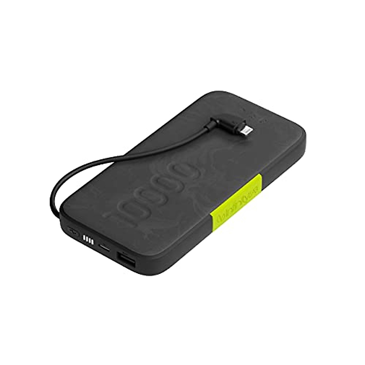 InfinityLab InstantGo 10000 - 10000mAh Power Bank with Integrated Lightning Connector - Black