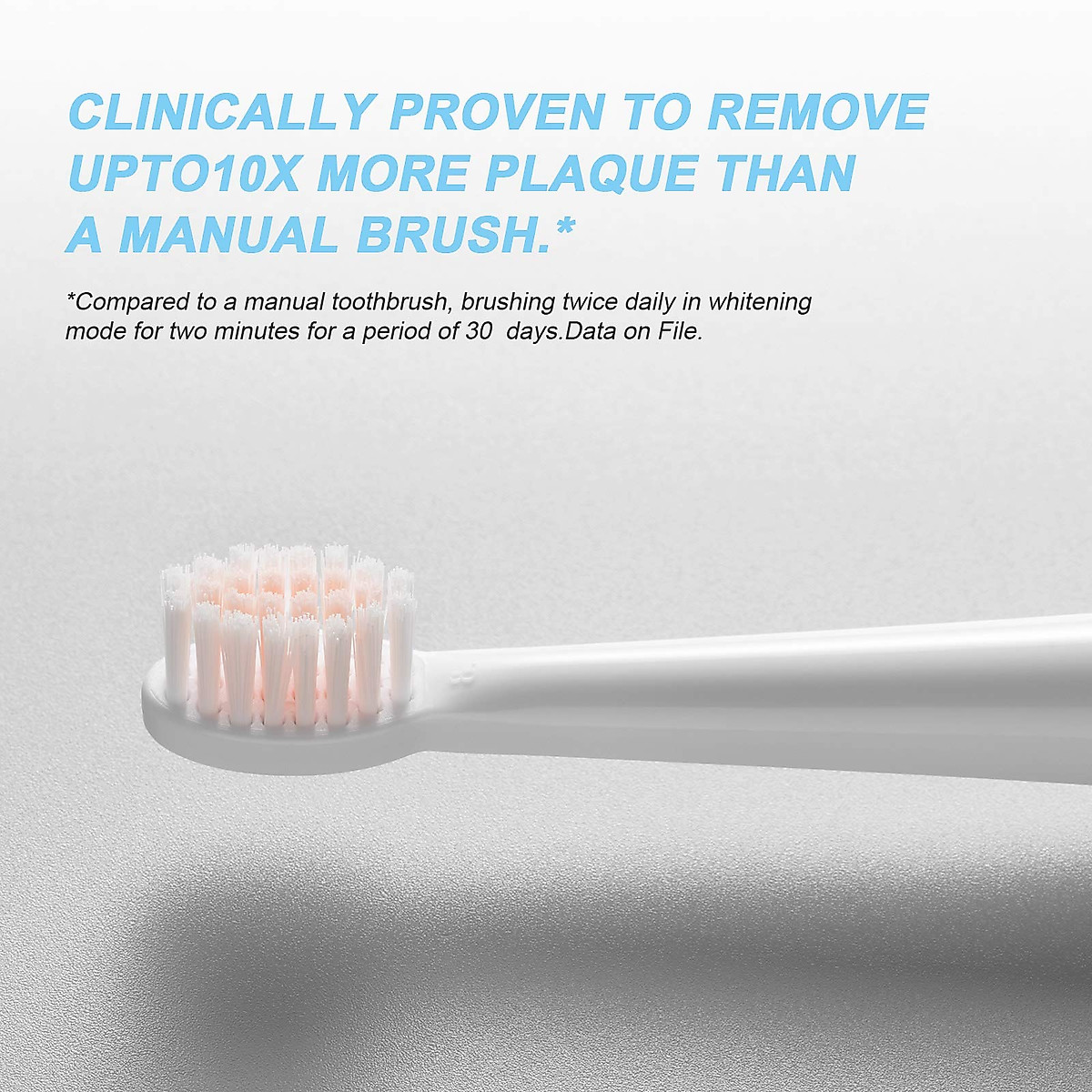 XDVSDFX Electric Toothbrush, Sonic Toothbrush Can be Used by Adults and Children, with 7 Bursh Heads, 6 Super Clean Modes, White IPX7 Waterproof and Rechargeable Electric Toothbrush