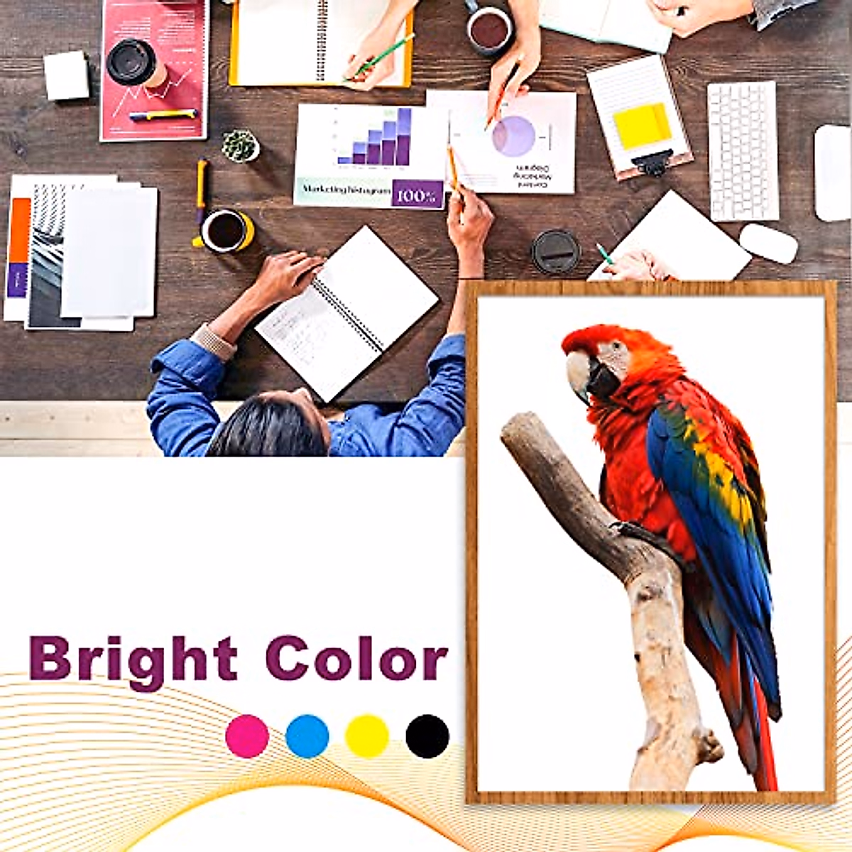 Mutikor Compatible Ink Cartridge Replacement for Brother LC3033 XXL LC-3033 Use with MFC-J805DW MFC J805DW XL MFC-J815DW MFC-J995DW MFC J995DW XL(Black Cyan Magenta Yellow) 4 Pack