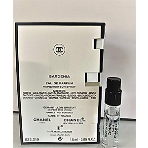 LES EXCLUSIFS GARDENIA EAU DE PARFUM Spray Sample Vial .05 oz / 1.5 ml