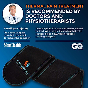 Wrist Ice Pack Wrap - Cold Therapy for Instant Pain Relief and Treatment of Carpal Tunnel, Tendonitis, Injuries, Swelling, Rheumatoid Arthritis, Sprains - Hand Support Brace with Reusable Gel Packs