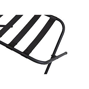 Mabel Home Metal Folding Luggage Rack Black