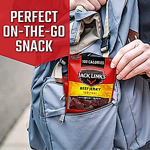 Jack Link's Beef Jerky Variety Pack Great for Easter Basket Stuffers - Includes Original and Teriyaki Flavors, On the Go Snacks, 13g of Protein Per Serving, 9 Count of 1.25 Oz Bags