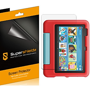Supershieldz (3 Pack) Designed for All-New Fire 7 Kids Tablet 7-inch (12th Generation - 2022 release) Screen Protector, High Definition Clear Shield (PET)