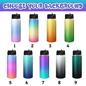 Purefly Personalized Water Bottles for Kids for School With Name or Text Custom Insulated Stainless Steel Sports Water Bottle with Straw and Handle for Girls and Boys Straw Lid Back to School Gift