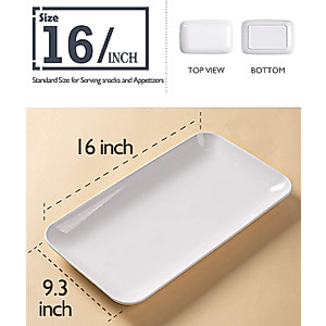 DELLING 3 Oz Dipping Bowls & 16 Inch Serving Platter Set